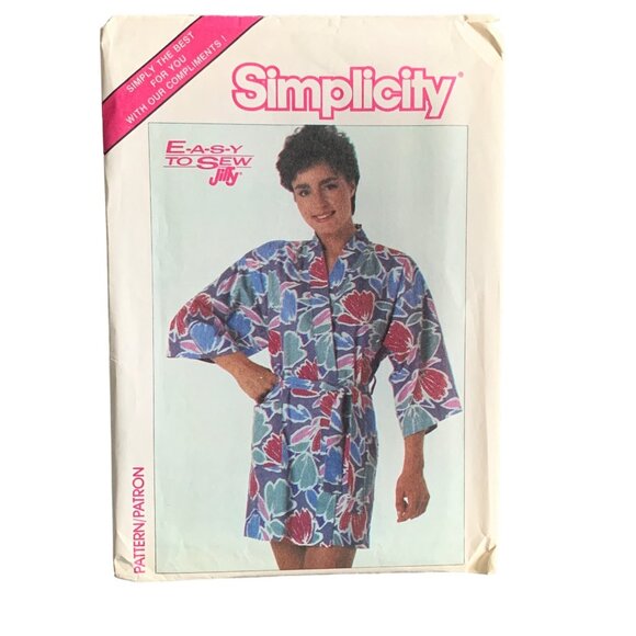 Simplicity | Other | Simplicity 07 Easytosew Womens Robe Sewing Pattern ...